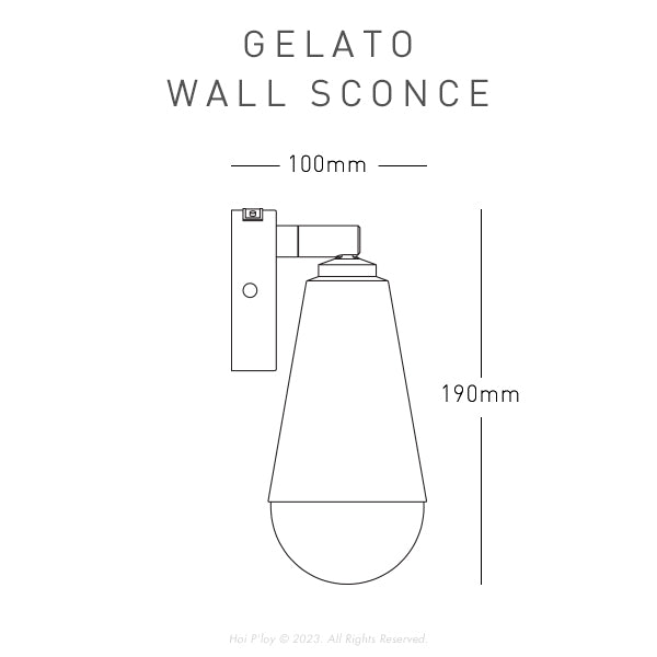 Signature Mustard Yellow Gelato Wall Sconce – Hoi P’loy