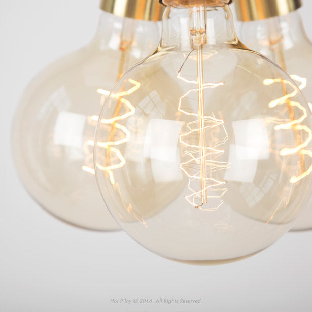 Gold Cluster 3 Ceiling Pendant Light – Hoi P’loy