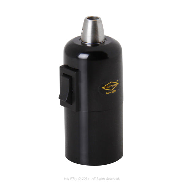 Bakelite Lamp Holder with Switch – Hoi P’loy